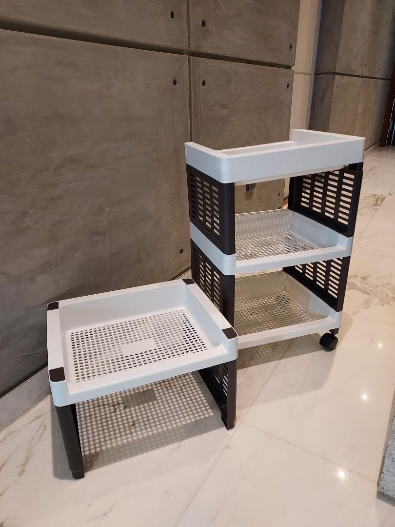 Movable Trolley Racks (4 tiers), Furniture & Home Living, Furniture ...