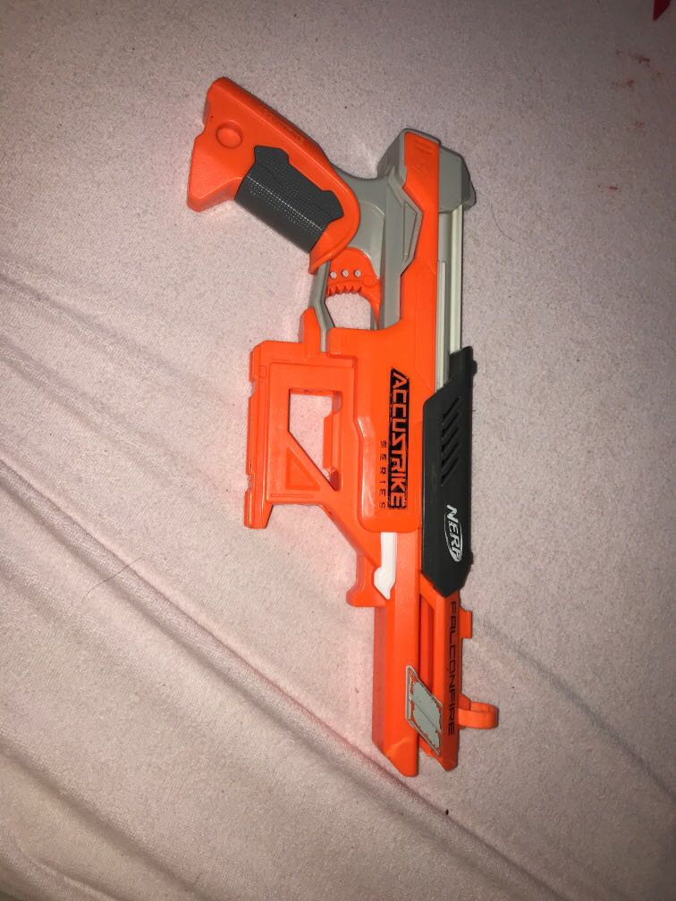 Nerf Falcon Fire Accustrike Series Gun, Hobbies & Toys, Toys & Games on ...