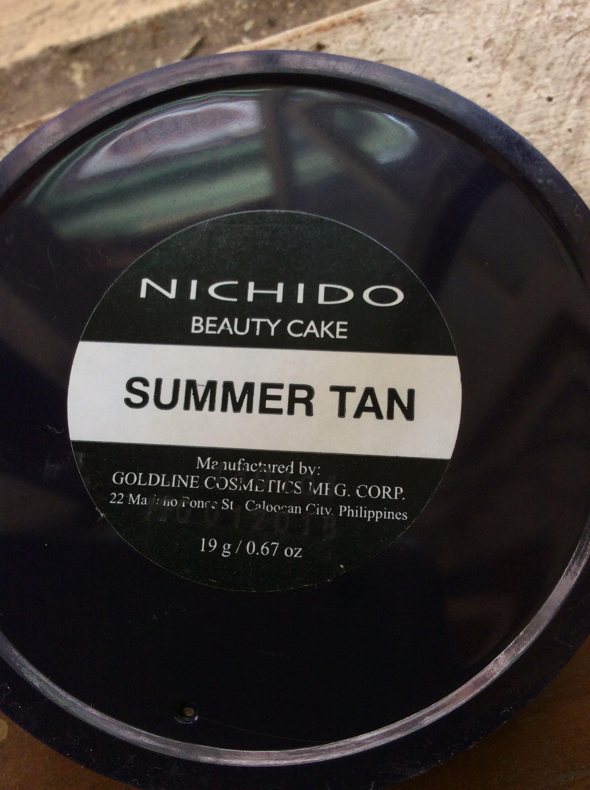 NICHIDO Beauty Cake Foundation- Summer Tan, Beauty & Personal Care ...