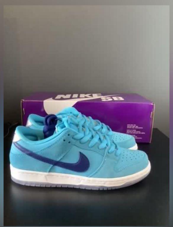 NIKE SB DUNK BLUE FURRY | US7.5, Men's Fashion, Footwear, Sneakers on ...