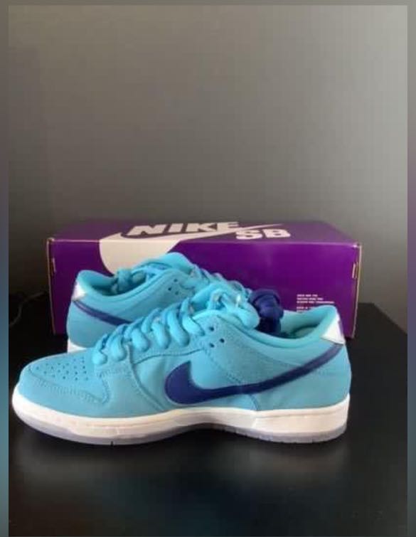NIKE SB DUNK BLUE FURRY | US7.5, Men's Fashion, Footwear, Sneakers on ...