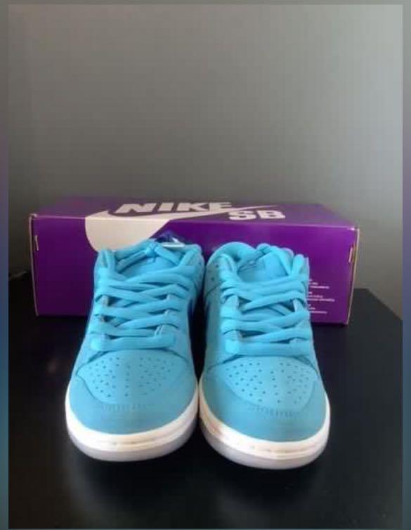 NIKE SB DUNK BLUE FURRY | US7.5, Men's Fashion, Footwear, Sneakers on ...