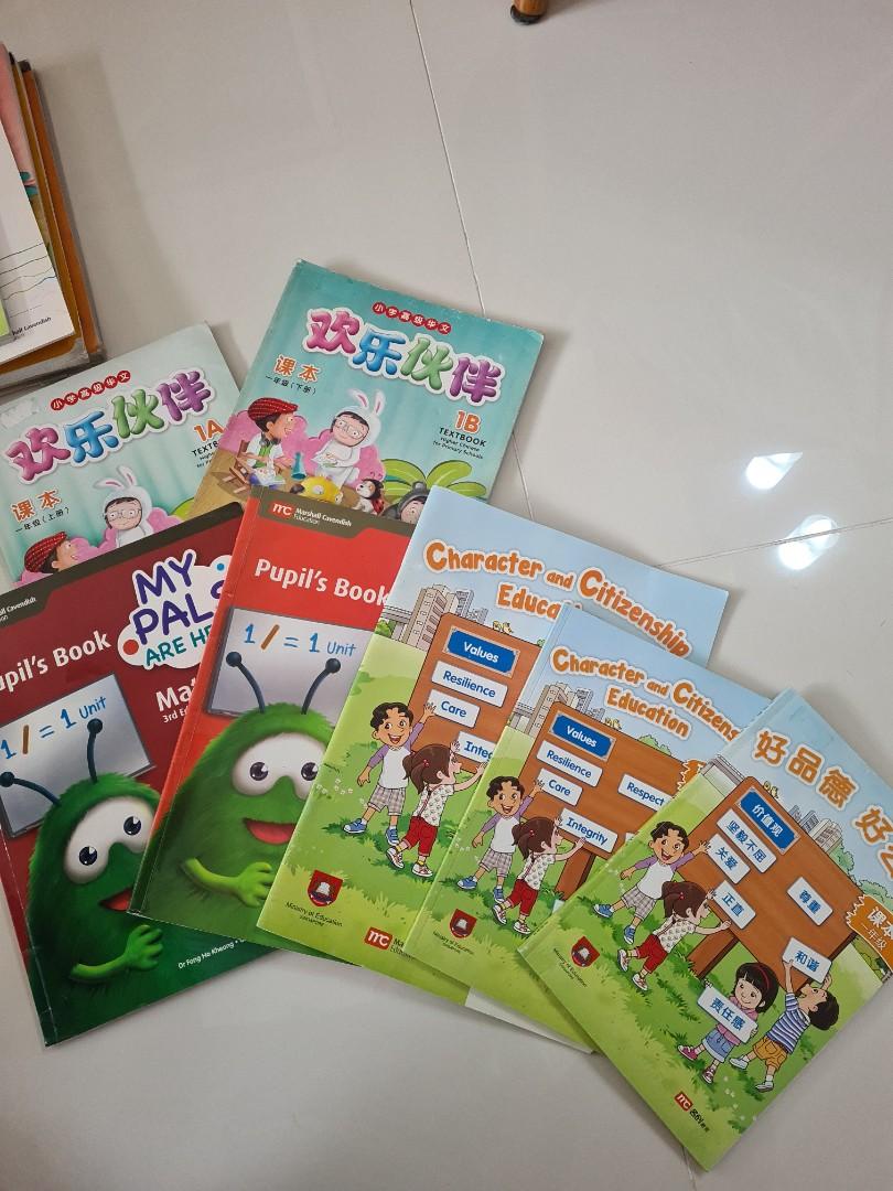 P1 and p2 text books plus grammar exercises, young scientists level 1 ...