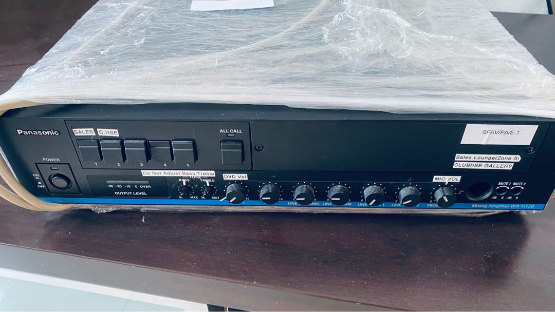 Panasonic mixing amplifier, Audio, Soundbars, Speakers & Amplifiers on ...