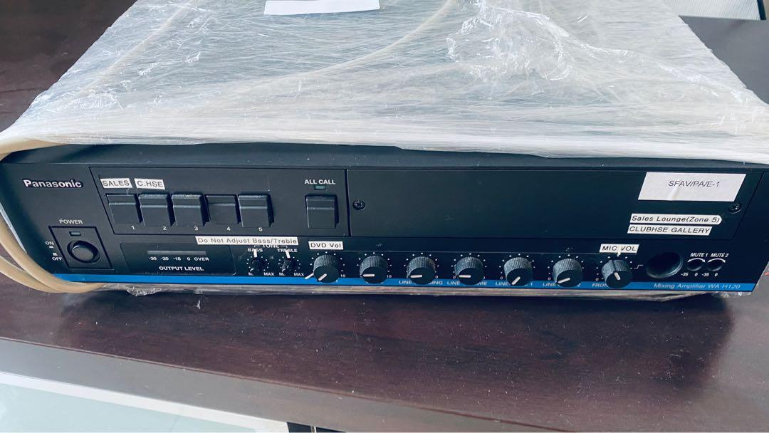 Panasonic mixing amplifier, Audio, Soundbars, Speakers & Amplifiers on ...