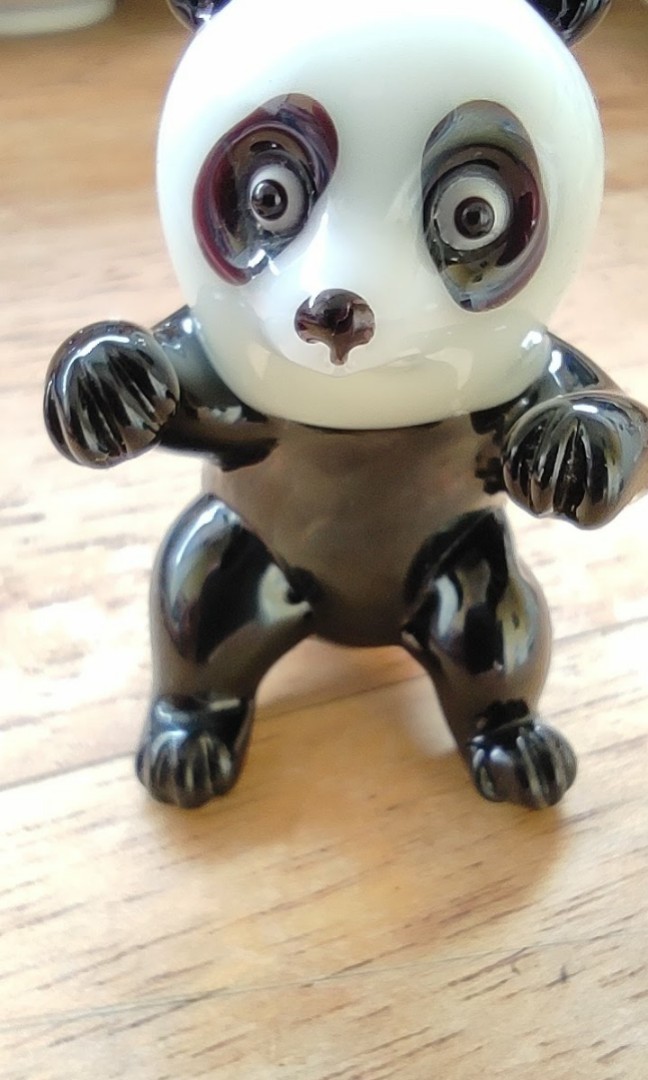 Panda Murano Glass, Hobbies & Toys, Memorabilia & Collectibles, Vintage ...
