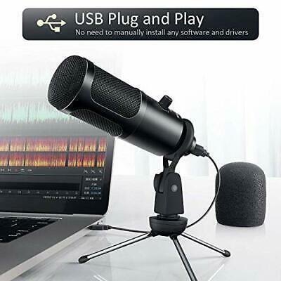 PC USB Microphone Jeemak Condenser Microphone With Tripod Stand for ...