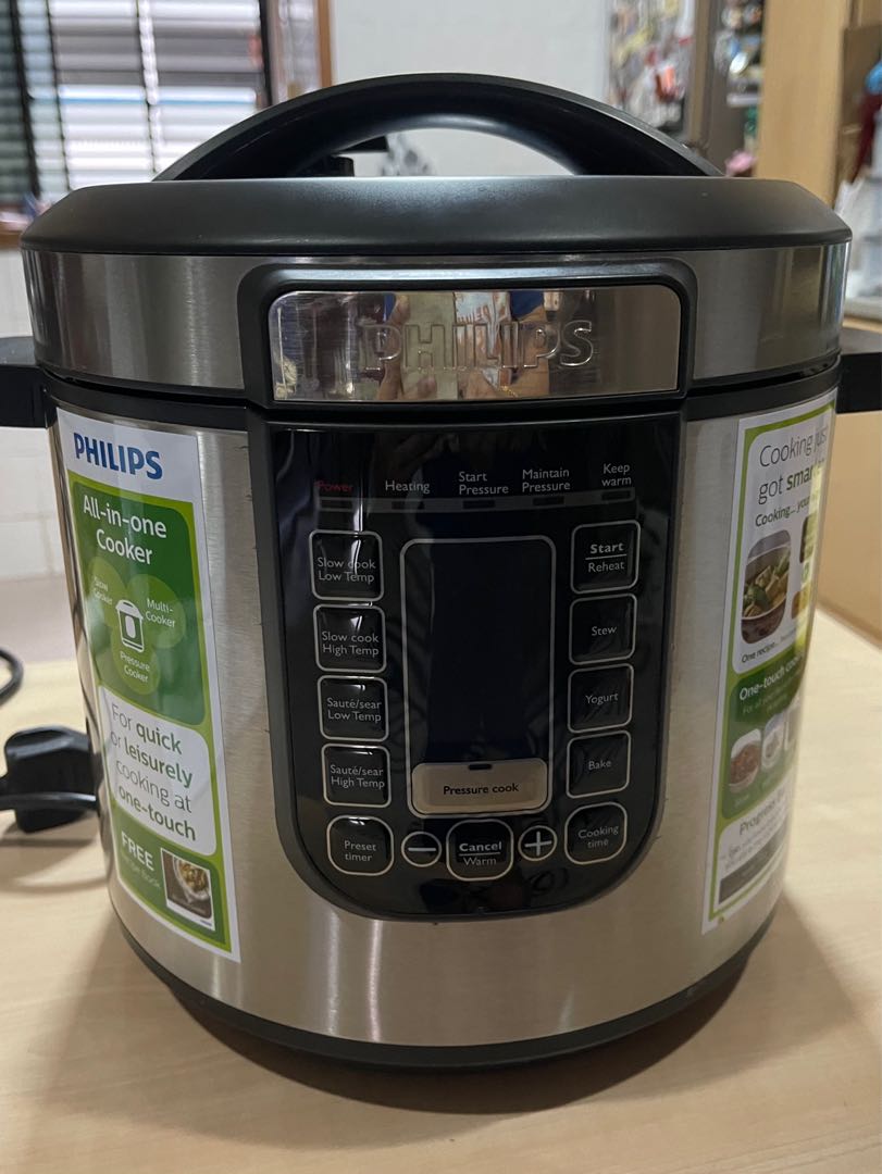 Philips Pressure Cooker HD2137, TV & Home Appliances, Kitchen ...