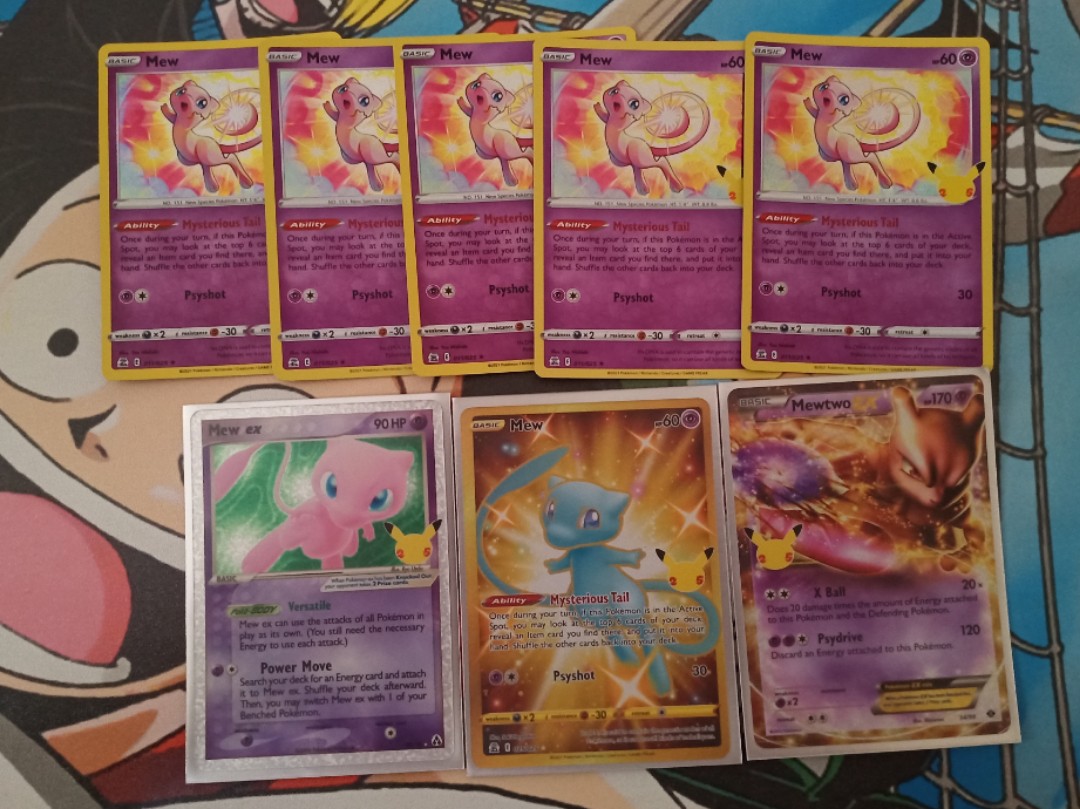 Pokemon Celebrations Mew Set Collection, Hobbies & Toys, Toys & Games ...