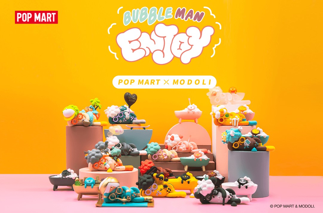Pop Mart Bubble Man Modoli, Hobbies & Toys, Toys & Games on Carousell