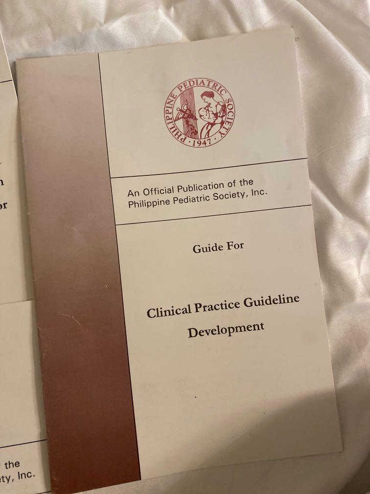 PPS Clinical Practice Guidelines Pedia, Hobbies & Toys, Books ...