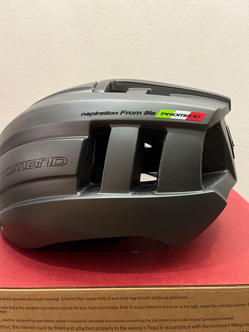 Promend Cycling Helmet L, Sports Equipment, Bicycles & Parts, Parts ...