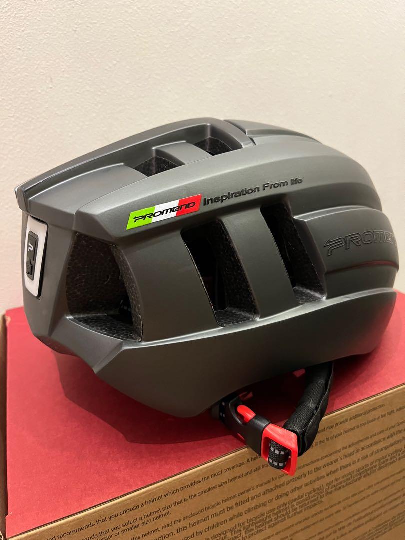 Promend Cycling Helmet L, Sports Equipment, Bicycles & Parts, Parts ...
