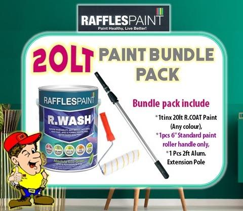 RAFFLES R.COAT WALL PAINT/ NIPPON/ MATEX/ BERGER 5LT,1LT, 20LT ...