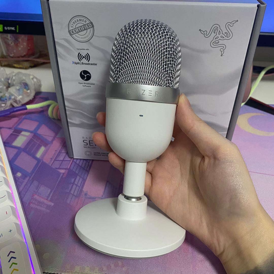 Razer Seiren Mini White, Audio, Microphones on Carousell