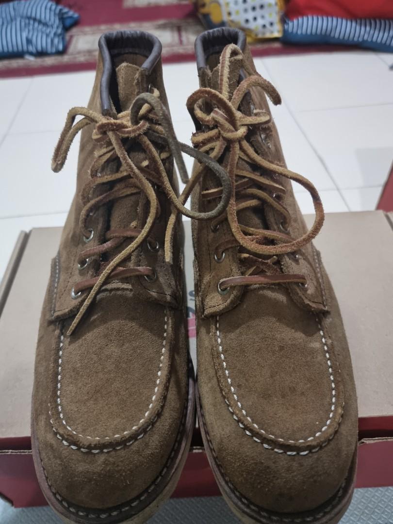 RED WING 8881 OLIVE MOC TOE, Men's Fashion, Footwear, Boots on Carousell