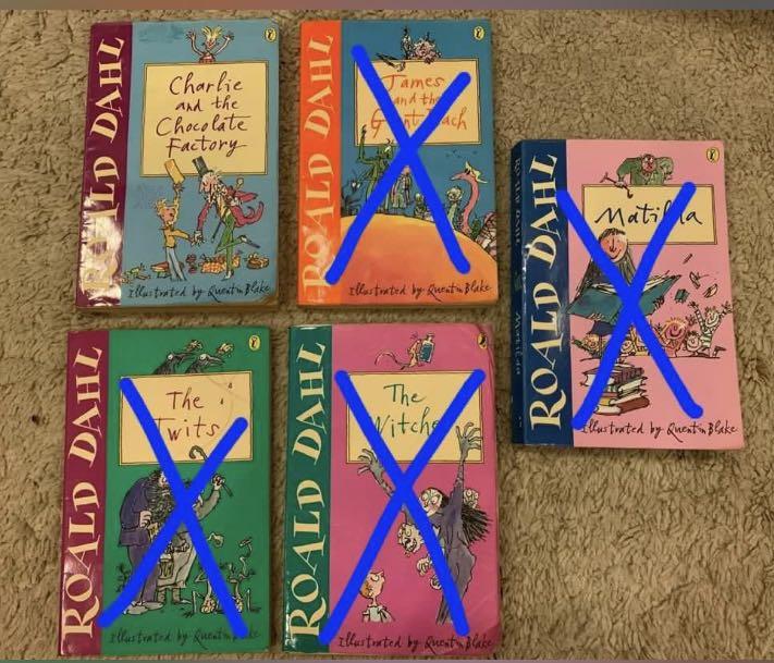 Roald Dahl - Matilda, Charlie And The Chocolate Factory, Hobbies & Toys ...