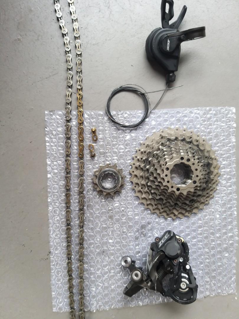 Zee Group Set/ Zee Derailer/10 Speed Casset/Chain Set, Sports Equipment ...
