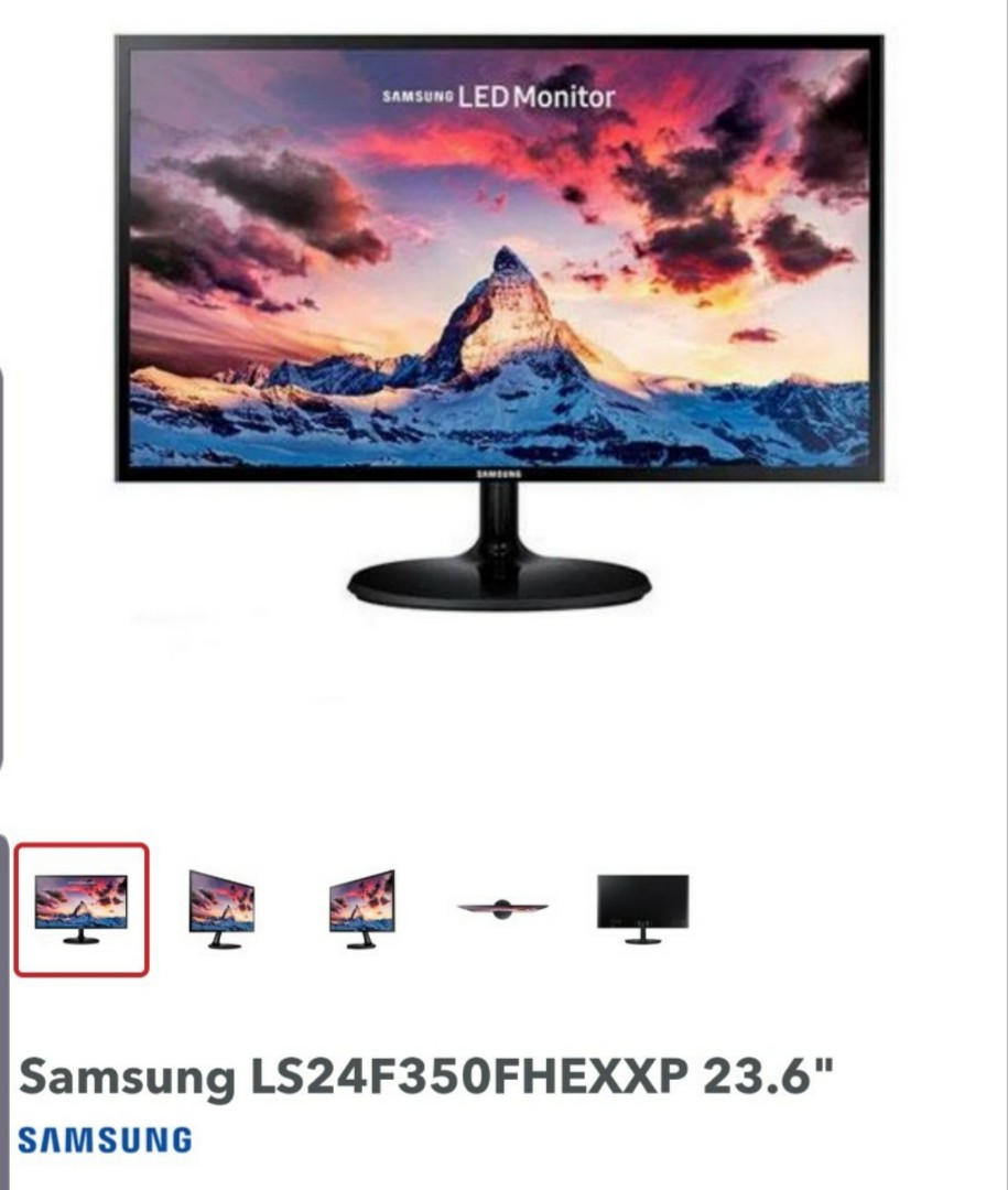Samsung monitor, Computers & Tech, Parts & Accessories, Monitor Screens ...
