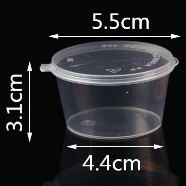 Sauce Tub / Container with Built-in Lid, Furniture & Home Living ...