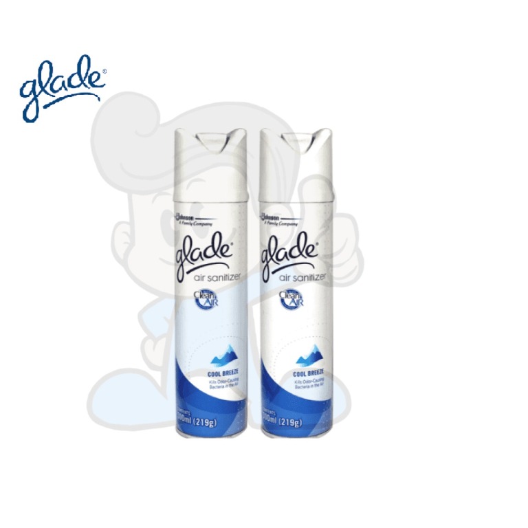 SCJ Glade Air Sanitizer Clean Air Cool Breeze (2 x 300 mL), Furniture ...