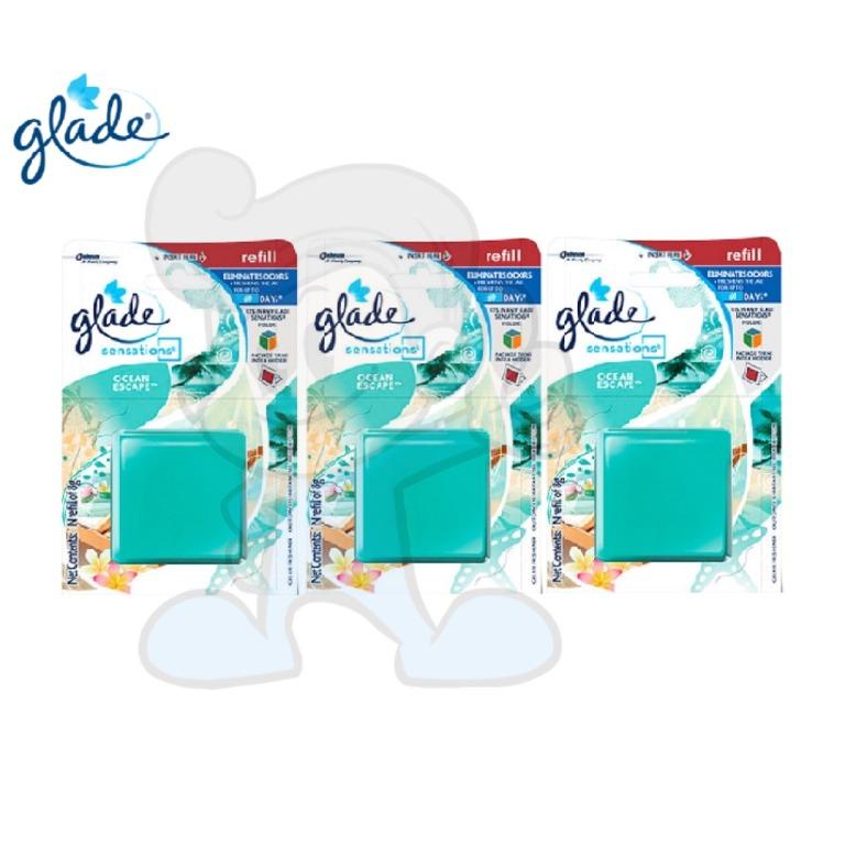 SCJ Glade Sensations Refill Ocean Escape (3 x 8 g), Furniture & Home ...