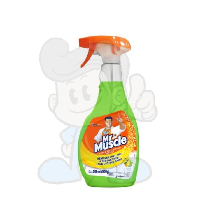 SCJ Mr Muscle Glass & Multi-Surface Cleaner Primary Fresh Lemon (2 x ...