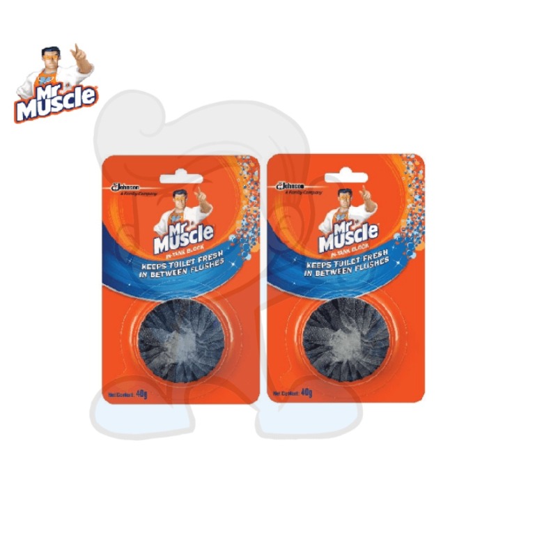 SCJ Mr Muscle In Tank Block (2 x 40 g), Furniture & Home Living ...
