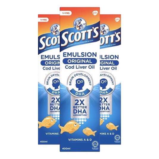 Scott’s Emulsion Original / Orange Scotts Cod Liver Oil, Health ...