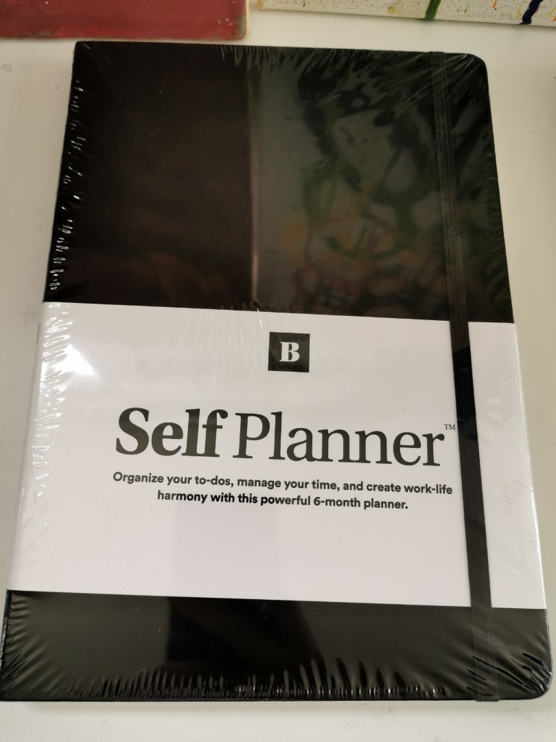Self planner by bestself - indated 6 month life planner for time ...