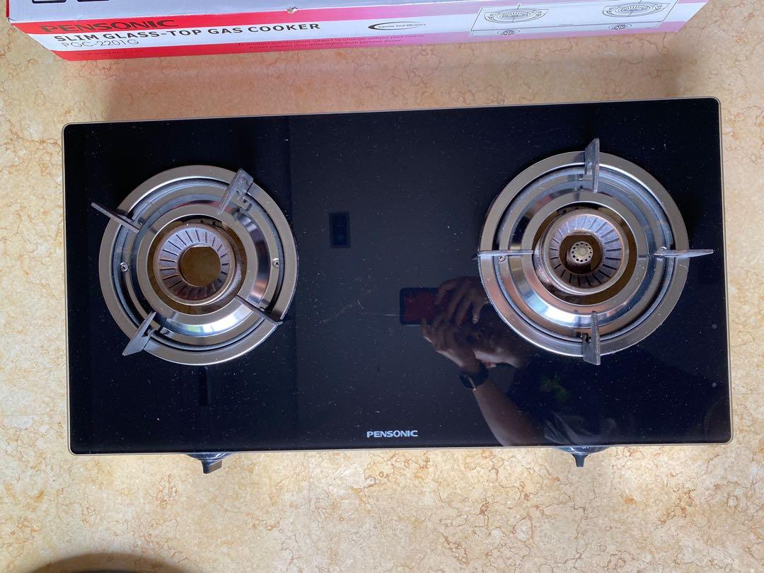 Slim Glass-Top Gas Cooker, TV & Home Appliances, Kitchen Appliances ...