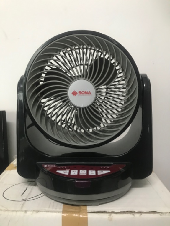 Sona desk/table top fan with remote, Furniture & Home Living, Lighting ...