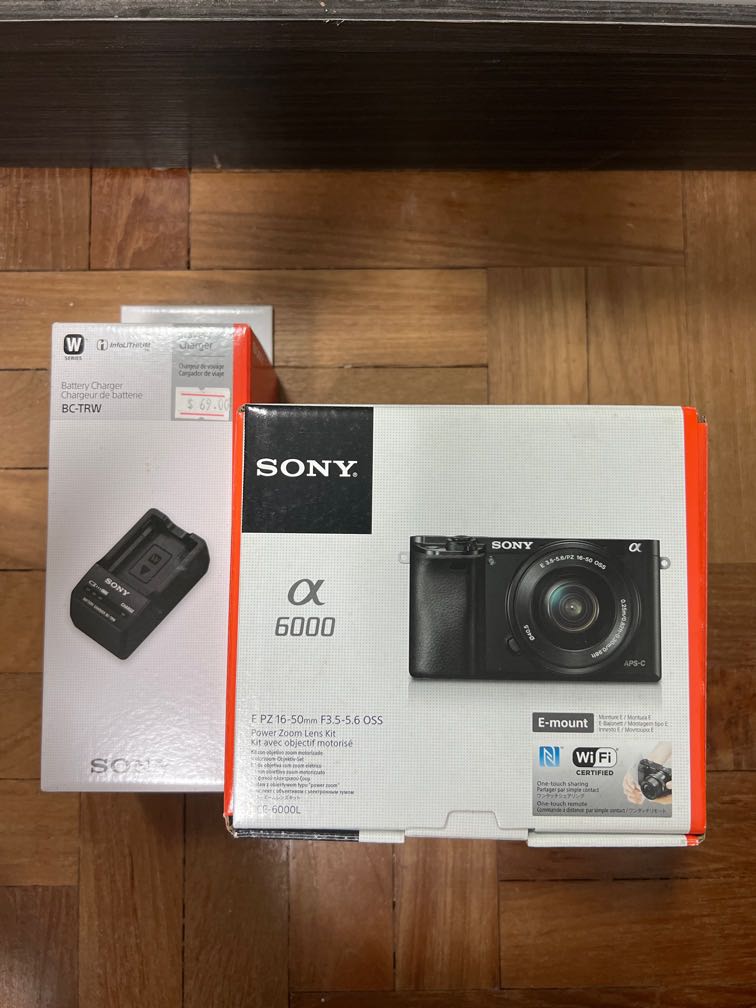 SONY A6000 Camera (Full Set In Box & Accessories), Photography, Cameras ...