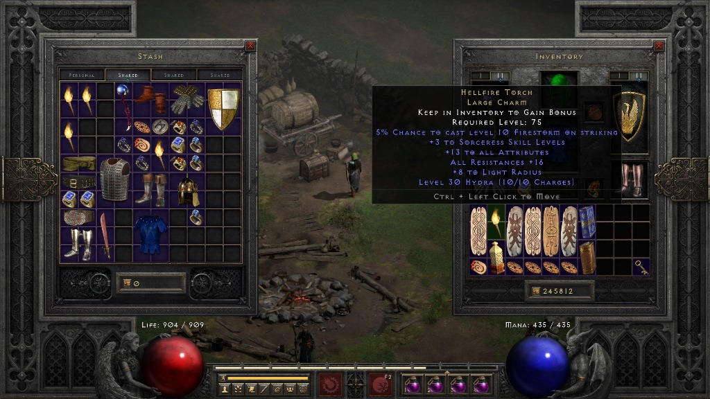 Sorceress Hellfire Torch: Diablo 2 Resurrected, Video Gaming, Gaming ...