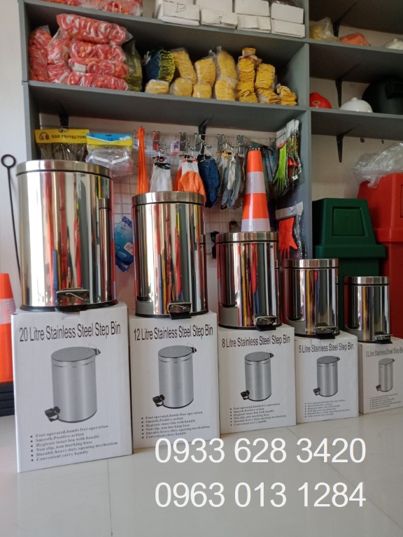 Stainless Dustbin with Foot Pedal, Commercial & Industrial ...