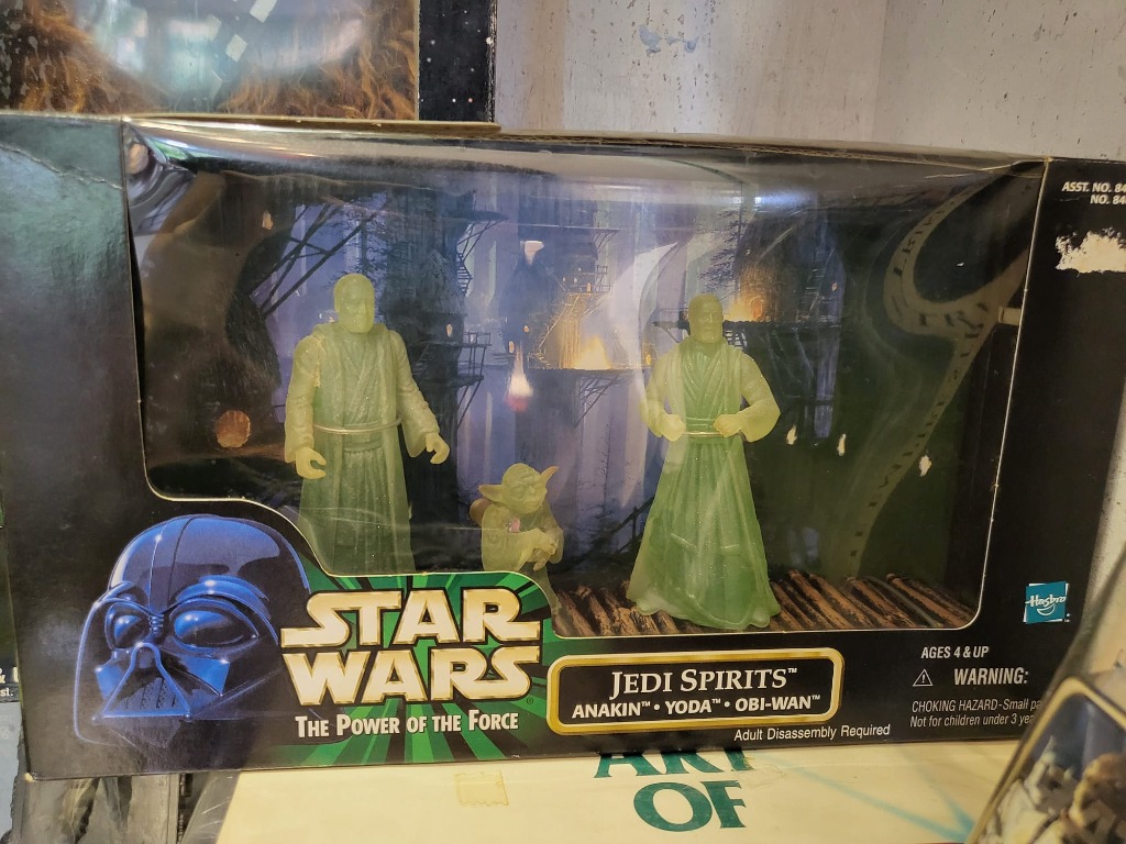 Star wars Jedi Spirits Obiwan Yoda Anakin Holographic Princess Leia ...