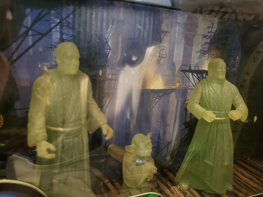 Star wars Jedi Spirits Obiwan Yoda Anakin Holographic Princess Leia ...