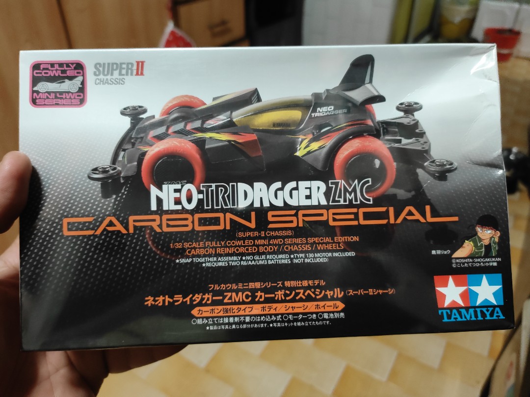 Tamiya Mini 4wd Neo Tridagger ZMC Carbon Special, Hobbies & Toys, Toys ...