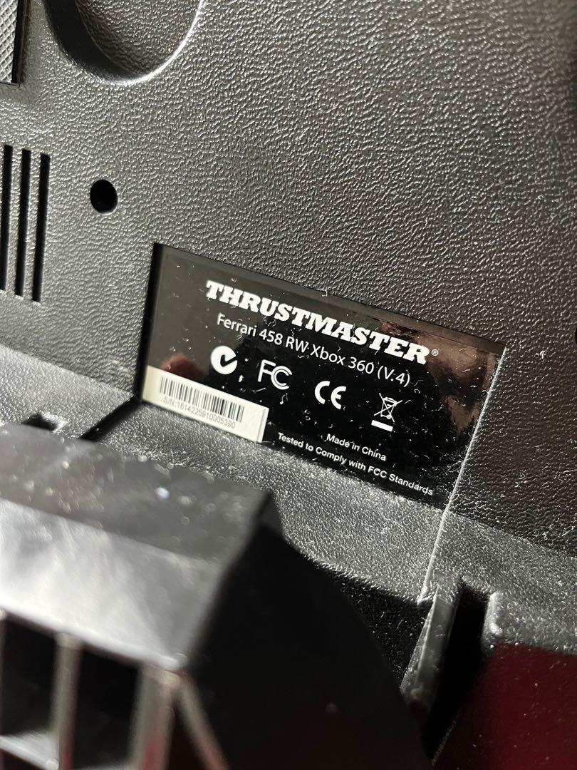 Thrustmasters Ferrari 458 (xbox/pc), Video Gaming, Gaming Accessories ...