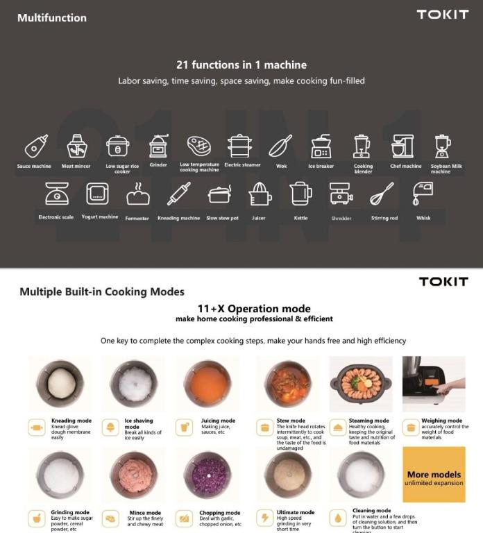 Tokit Omni Cook, TV & Home Appliances, Kitchen Appliances, Hand & Stand ...