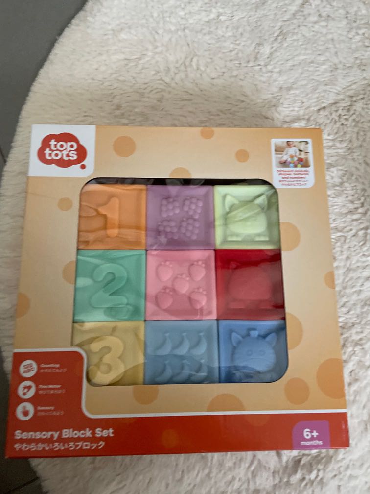 Top tots sensory block set, Babies & Kids, Infant Playtime on Carousell