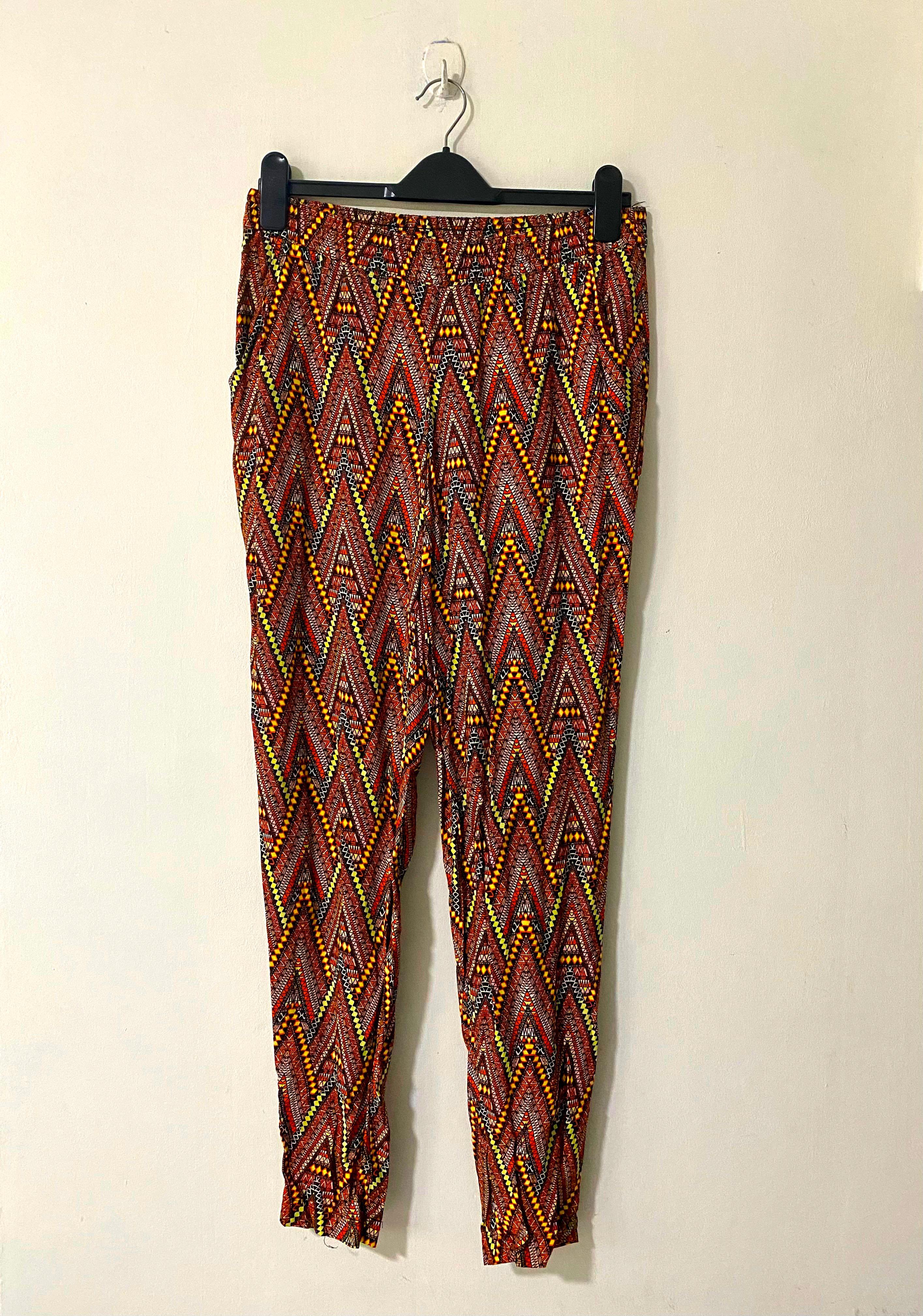 Tribal pants, Women's Fashion, Bottoms, Other Bottoms on Carousell