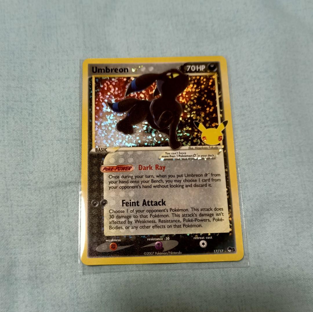 Umbreon Gold Star, Hobbies & Toys, Toys & Games on Carousell