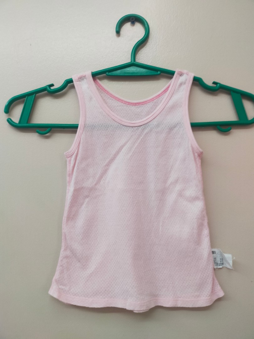 Uniqlo Baby Pink Sando, Babies & Kids, Babies & Kids Fashion on Carousell