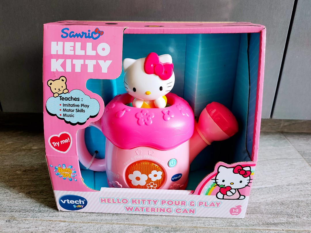 Vtech Hello Kitty Pour & Play Watering Can, Babies & Kids, Bathing ...