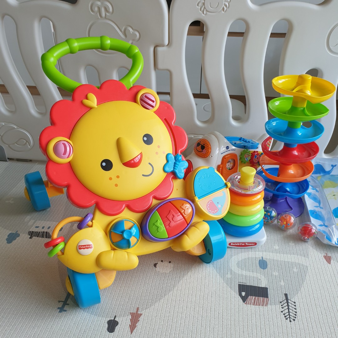 Walker/Vtech Plane/Rainbow Tower/Rolling Ball Tower/Water Sensory Mat ...