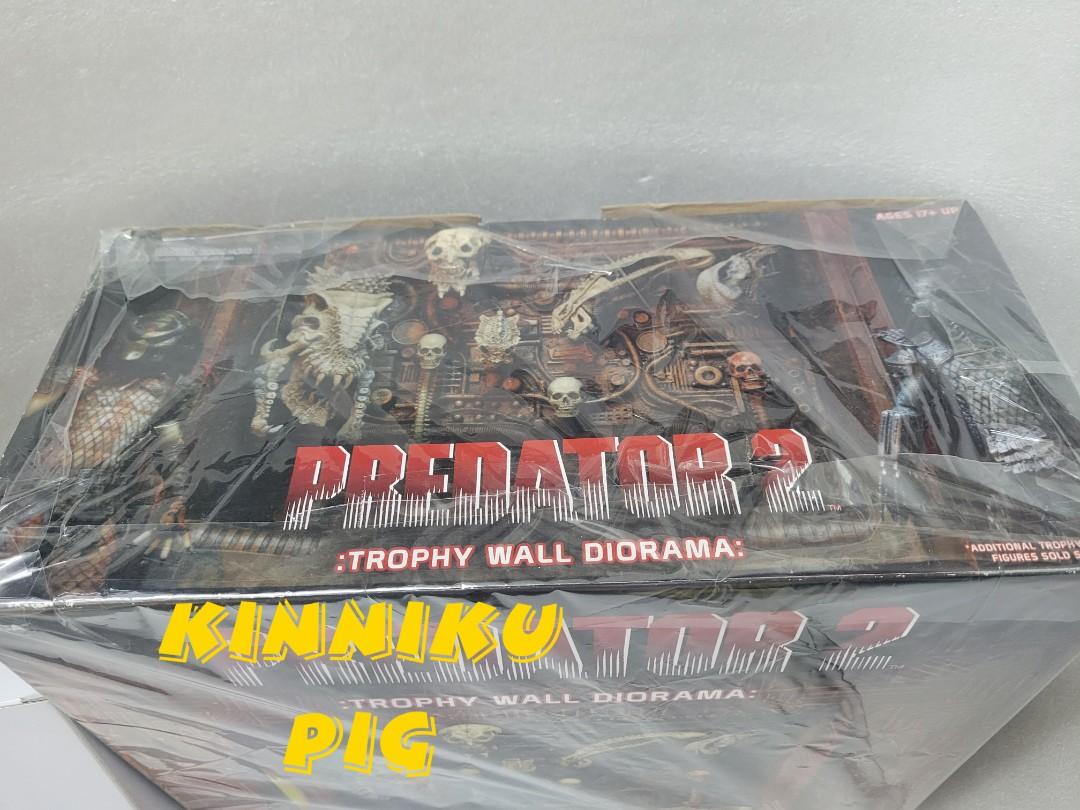 可用消費券 全新 NECA PREDATOR TROPHY WALL DIORAMA 連 骨頭配件set ACTION FIGURE 正版 ...