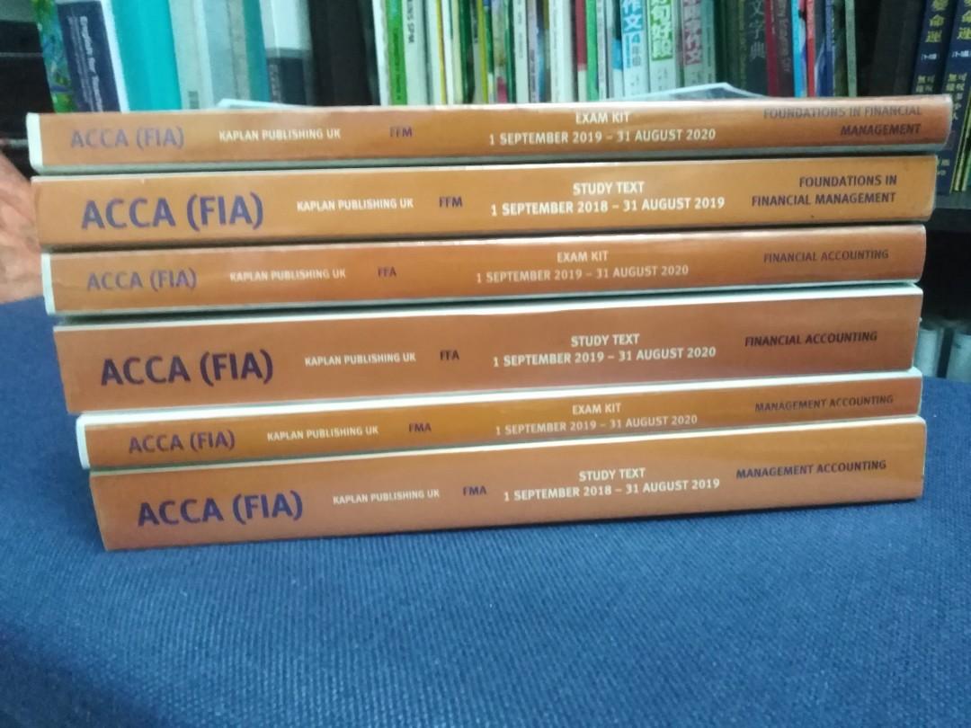 ACCA CAT/FIA FMA Kaplan Textbook & Exam Kit, Hobbies & Toys, Books ...