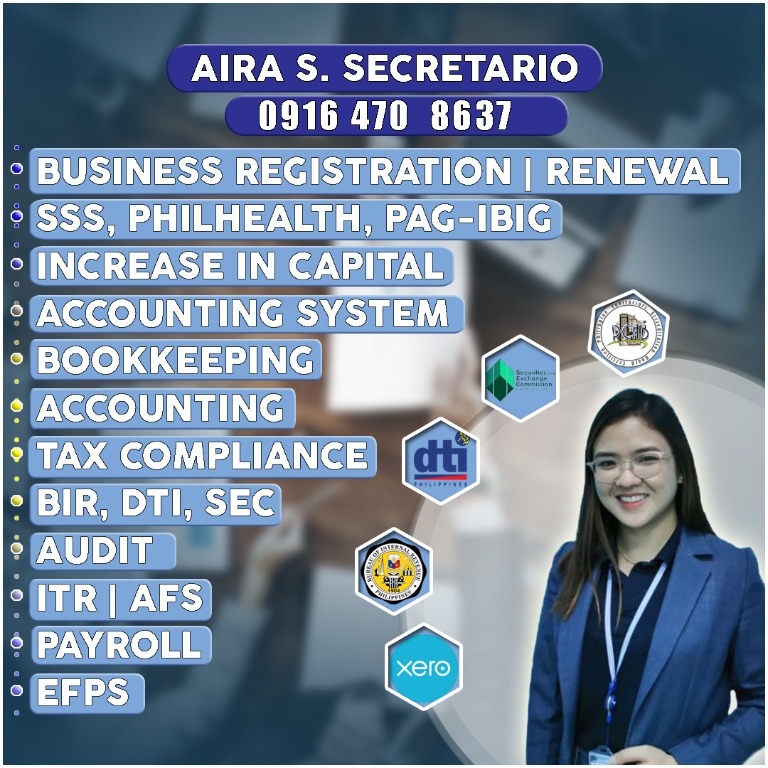 Accounting | Bookkeeping | Tax Compliance | BIR Forms on Carousell