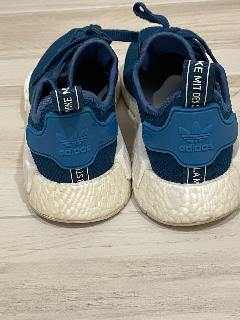 Adidas NMDs in blue, Men's Fashion, Footwear, Sneakers on Carousell